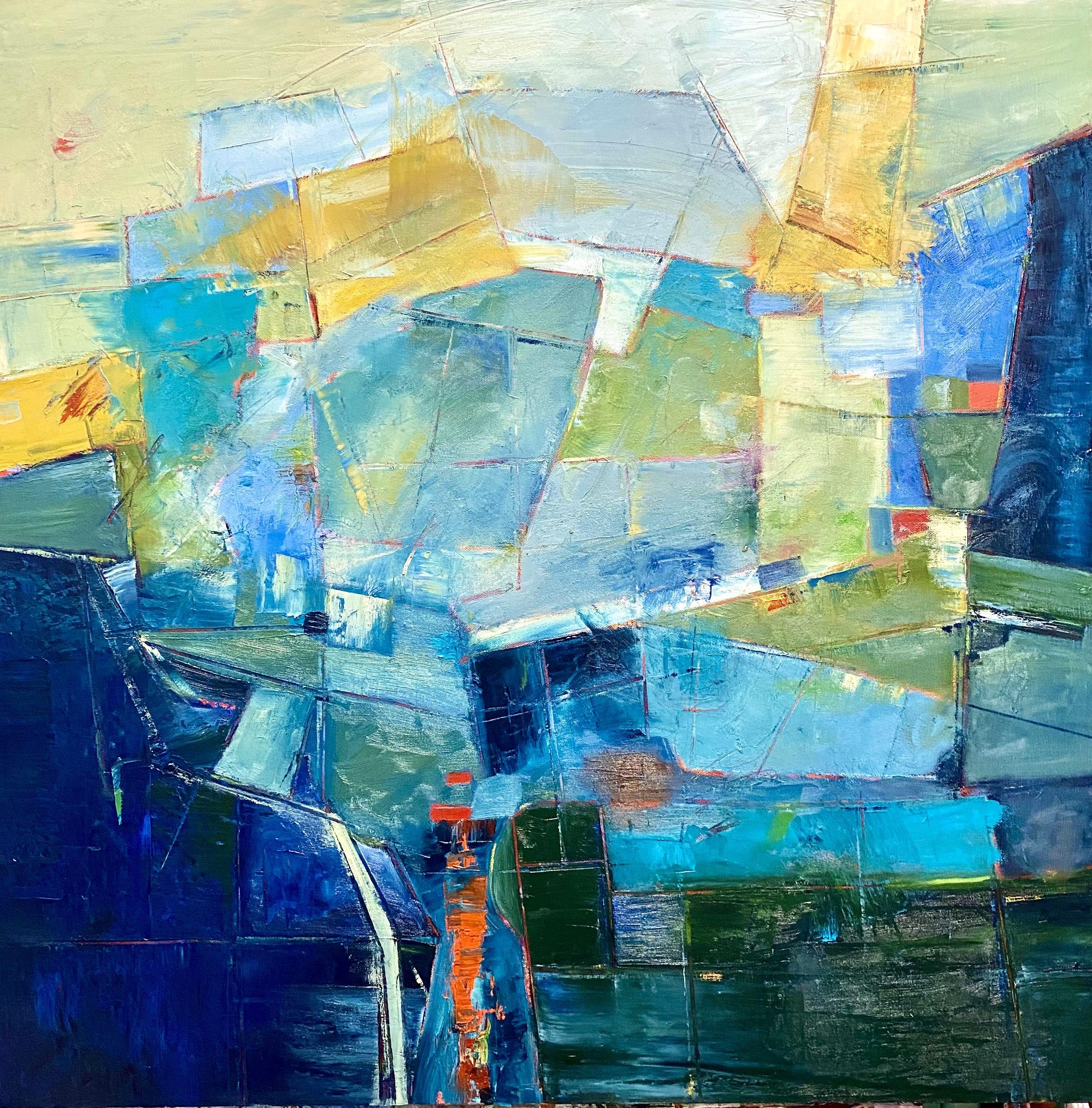 Theresa Vandenberg Donche - Sunset Beach (Coastal Drive), Painting, Oil ...