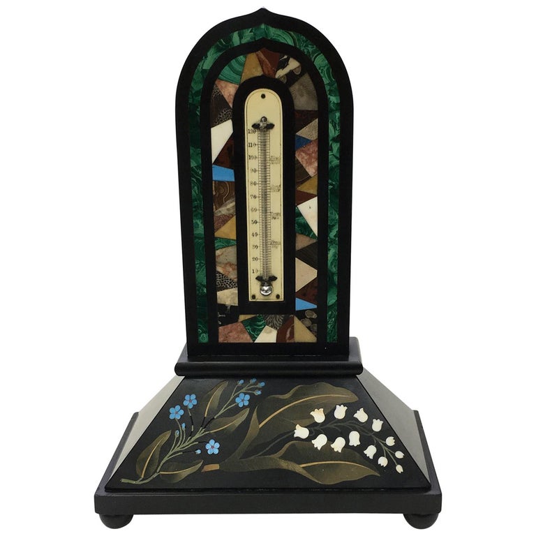 Thermometer in Marble, Italy, 19th Century at 1stDibs