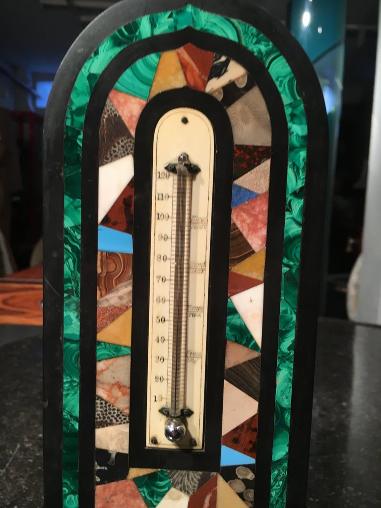 Thermometer in Marble, Italy, 19th Century at 1stDibs