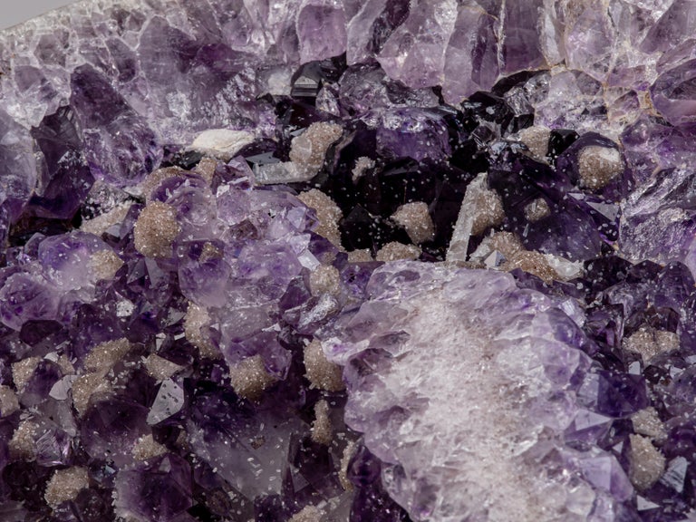 Thick Deep Purple Slice with Snowballs For Sale at 1stDibs