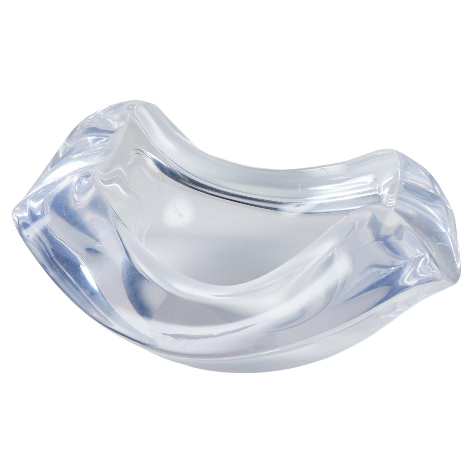 Wide Lucite Bowl by Ritts Co. For Sale at 1stDibs