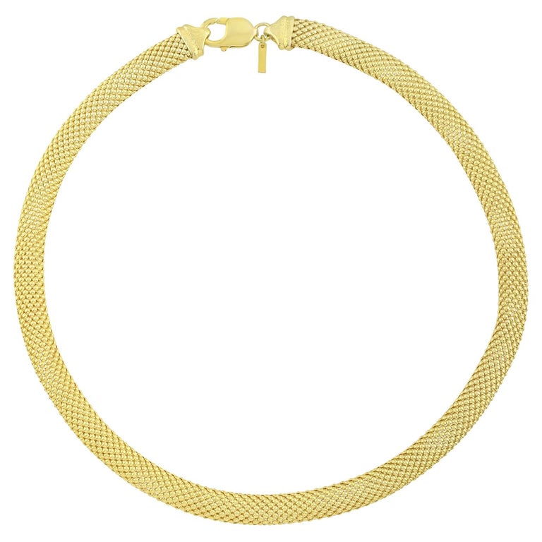 Thick Snake Chain Necklace For Sale at 1stDibs