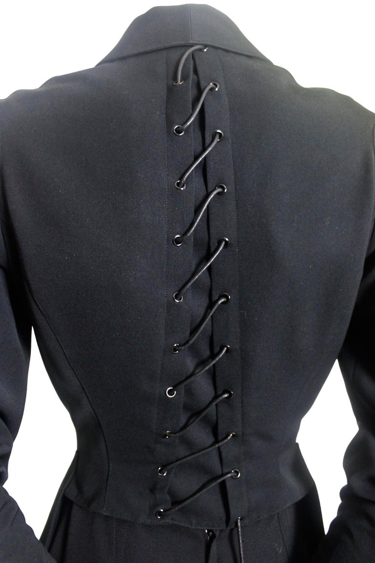 Thierry Mugler 1992 Runway Holster Jacket and Skirt For Sale at 1stDibs