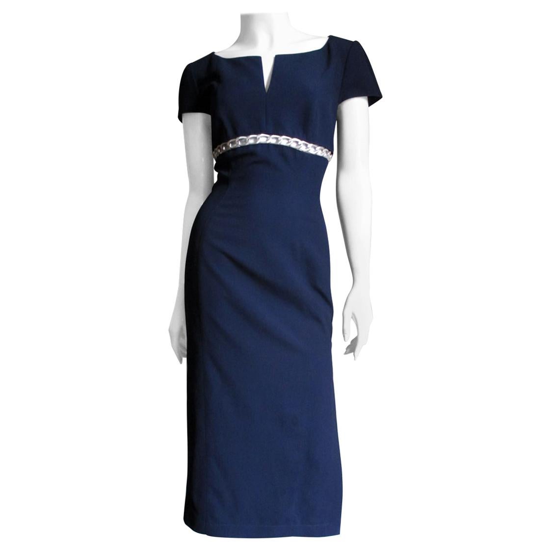 Vintage Thierry Mugler Black ' Silver Bullet ' Avant Garde 1990s Dress ...