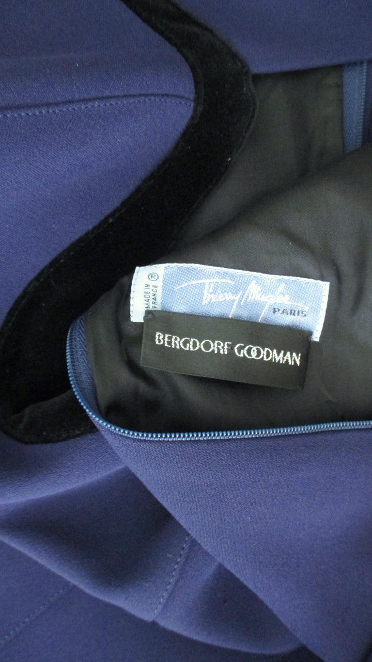 Thierry Mugler Color Block Dress For Sale at 1stDibs | thierry mugler dress