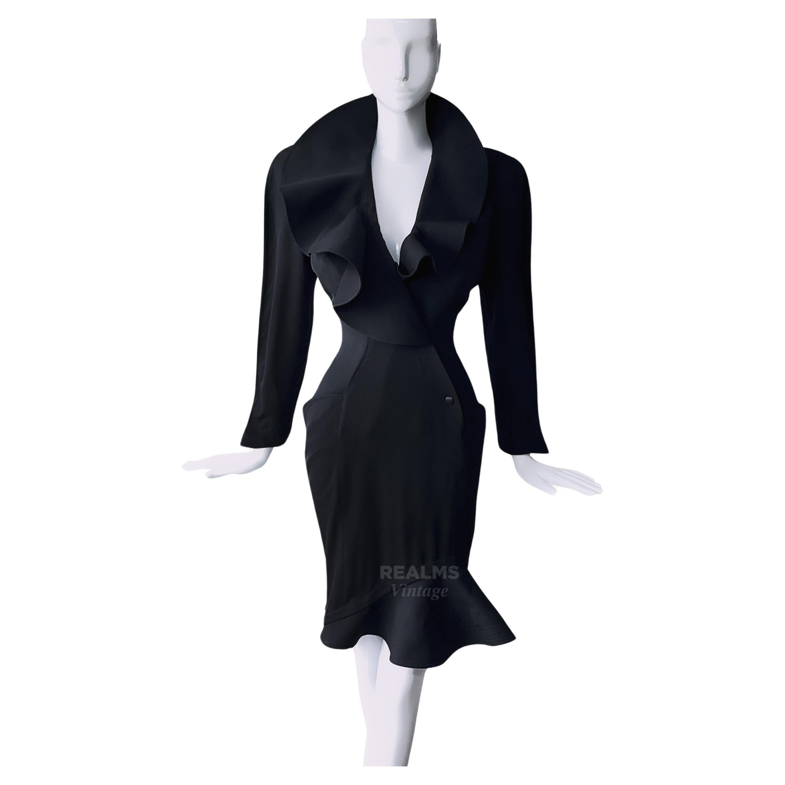 Thierry Mugler FW 1989 Dramatic Sculptural Dress Hiver Buick Cadillac ...