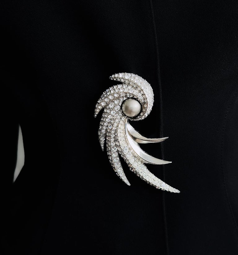 Thierry Mugler Glam Jacket Shooting Star Crystal Glam Black Dramatic ...