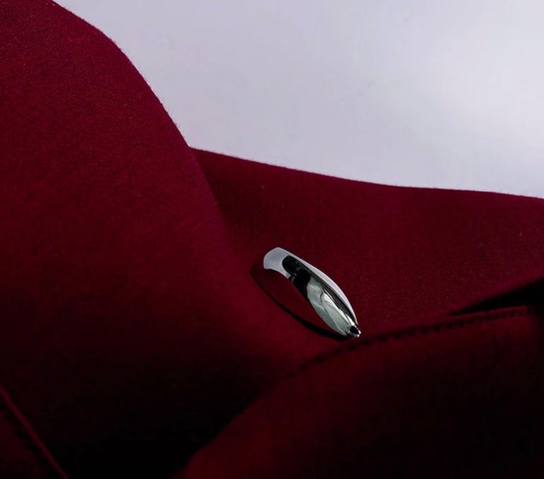 Thierry Mugler Red Silver Bullet Blazer Jacket FW 1989-1990 Dramatic ...