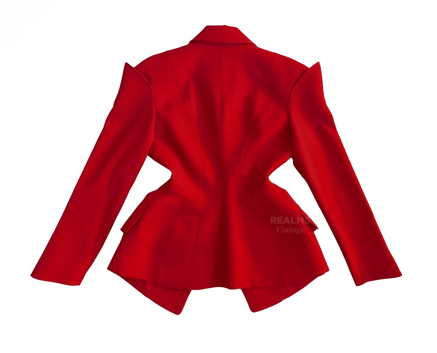 Thierry Mugler Scuptural Jacket FW 1995 Architecture Collection Metal ...