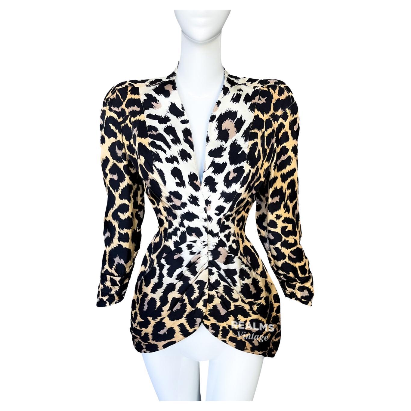 Rare Thierry Mugler FW1990 BLack Jacket Mugler Star Details And Brooch ...