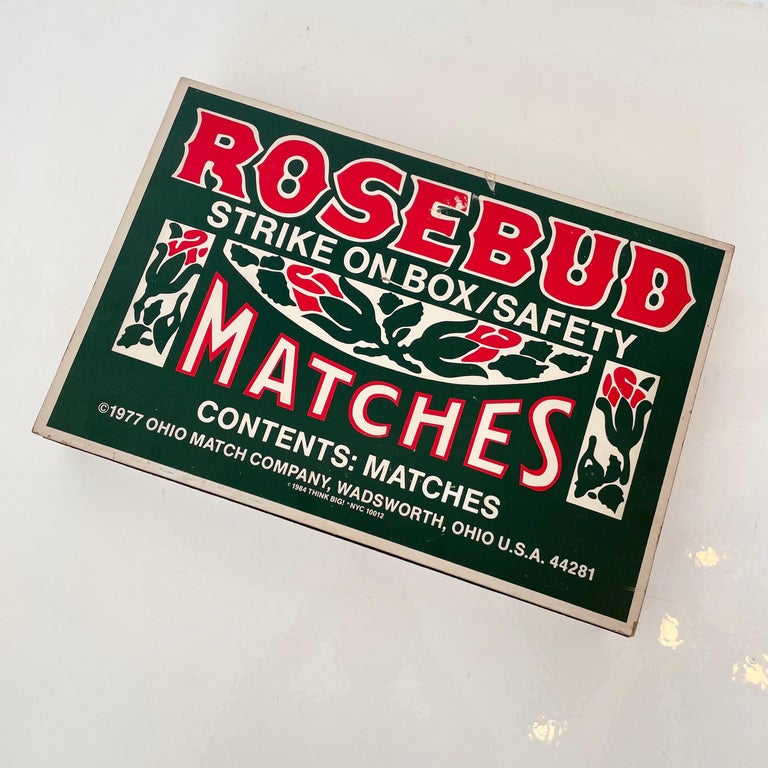 Think Big Giant Matches and Matchbox For Sale at 1stDibs | giant ...