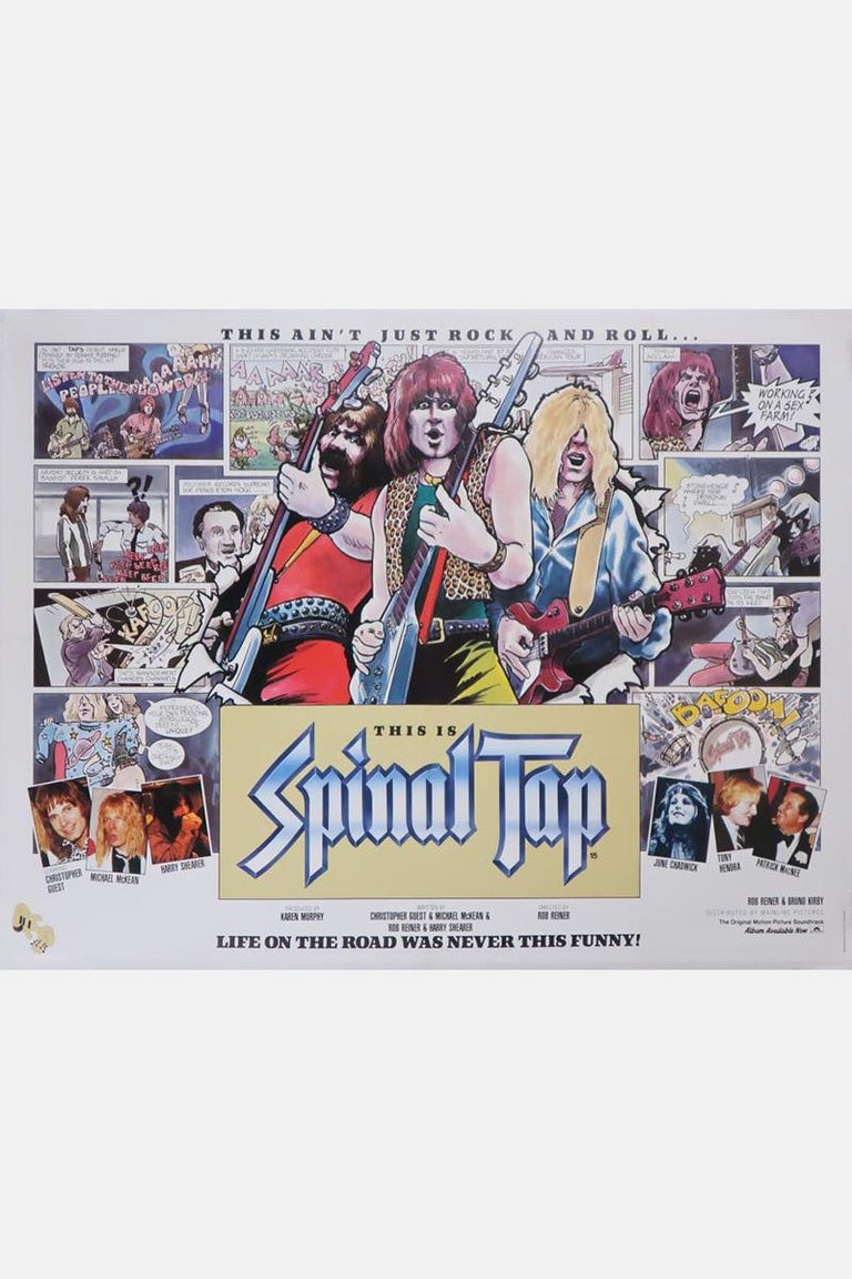 "This Is Spinal Tap" 1984 Poster For Sale at 1stDibs | spinal tap ...