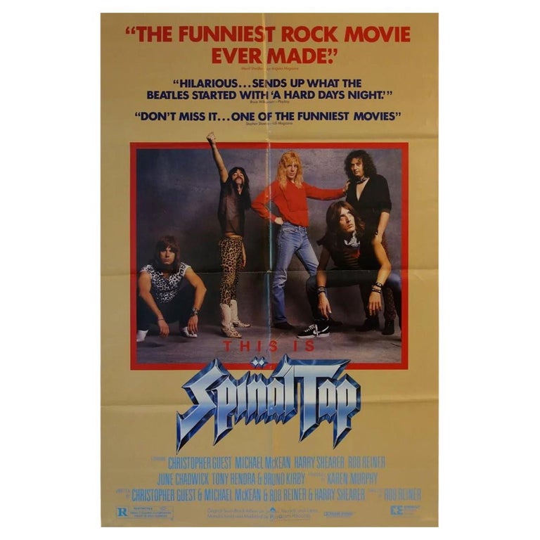 This Is Spinal Tap, Unframed Poster, 1984 For Sale at 1stDibs