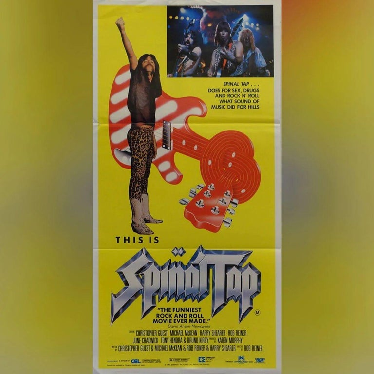 This Is Spinal Tap, Unframed Poster, 1986 For Sale at 1stDibs
