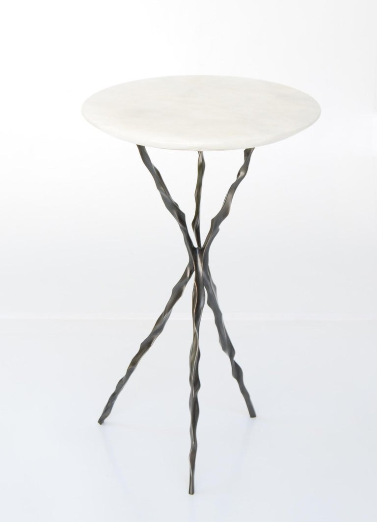 Thom Drink Table with Onyx Top by Fakasaka Design For Sale at 1stDibs