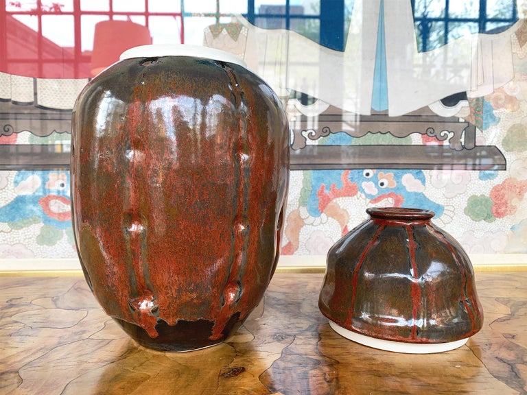 Thom Lussier Ceramic Vessel #4, from the Golden Patina Collection For ...