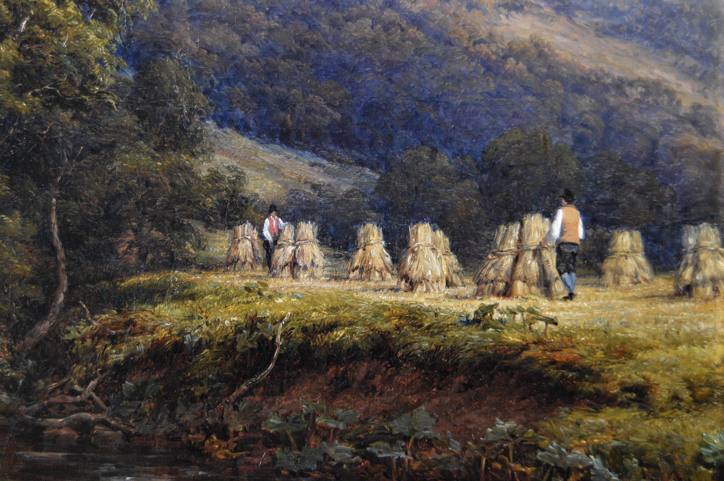 Thomas Baker of Leamington - 19th Century landscape oil painting of a ...