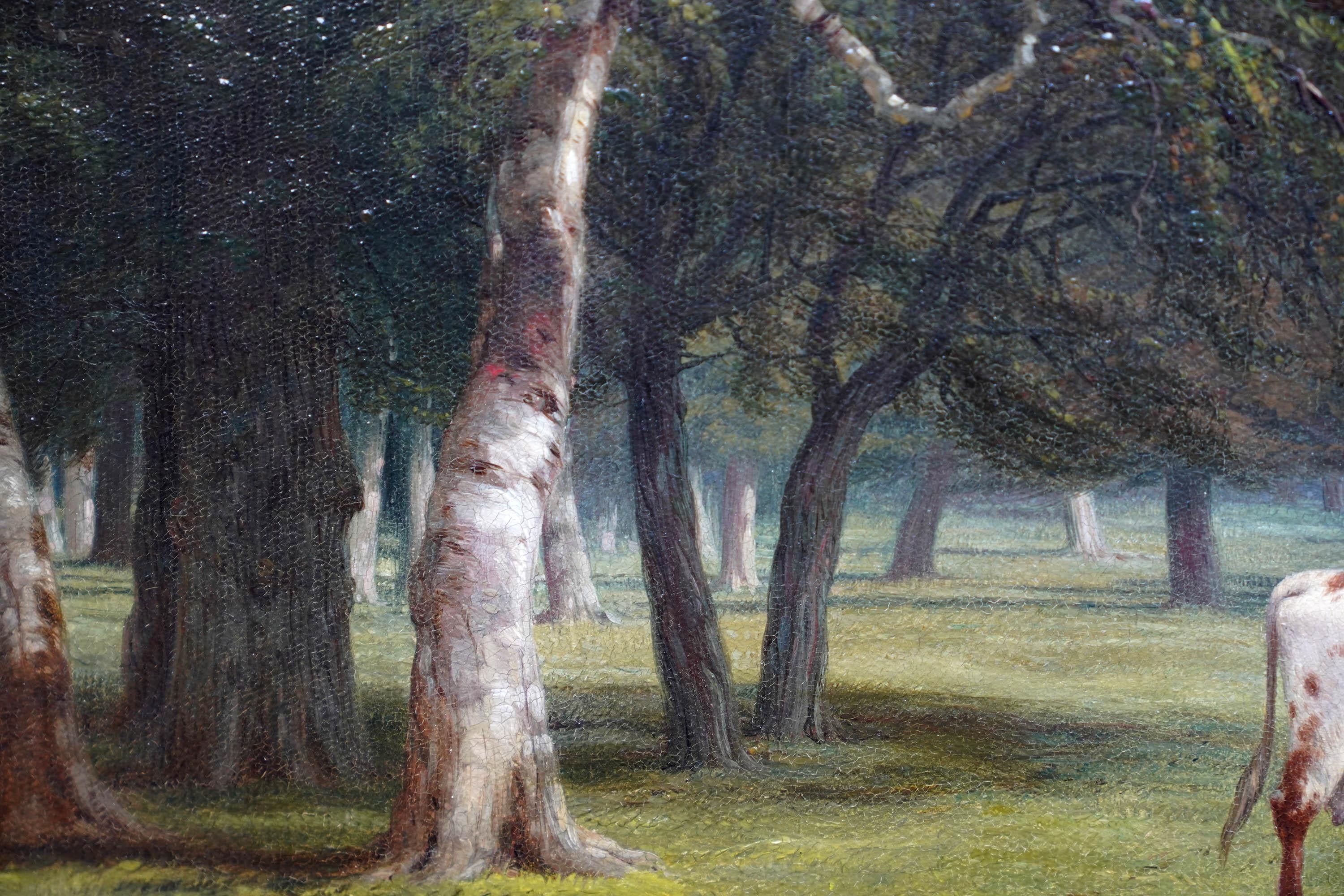 Thomas Baker of Leamington - Cattle Grazing in a Wooded Landscape ...