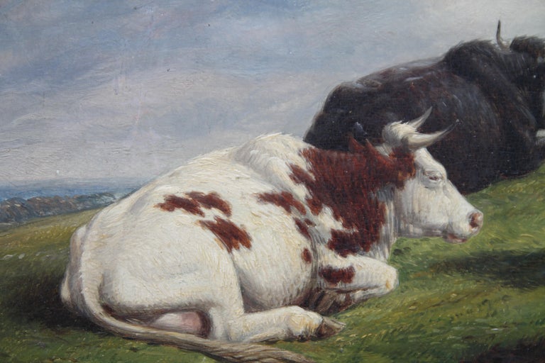 Thomas Baker of Leamington - Cattle in a Landscape - British Victorian ...