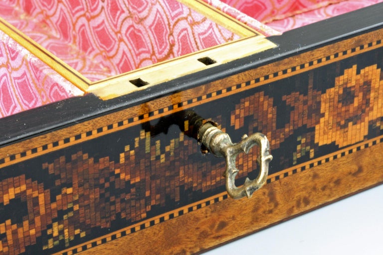 Thomas Barton Exceptional Tunbridge Ware Wooden Box, 19th Century at ...