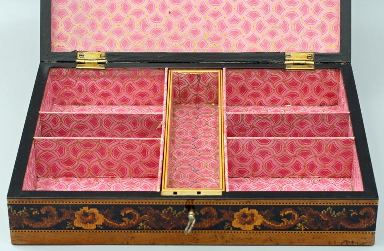 Thomas Barton Exceptional Tunbridge Ware Wooden Box, 19th Century at ...