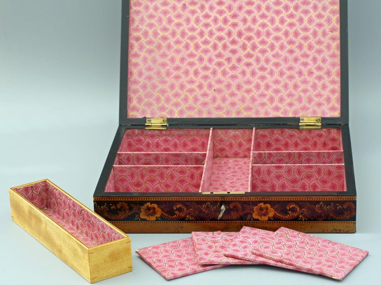 Thomas Barton Exceptional Tunbridge Ware Wooden Box, 19th Century at ...
