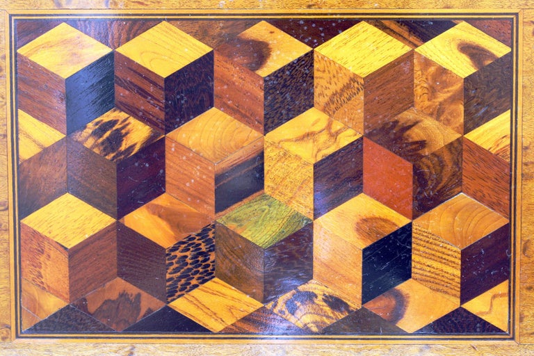 Thomas Barton Exceptional Tunbridge Ware Wooden Box, 19th Century at ...