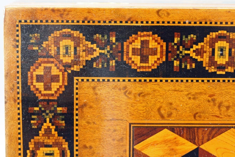 Thomas Barton Exceptional Tunbridge Ware Wooden Box, 19th Century at ...