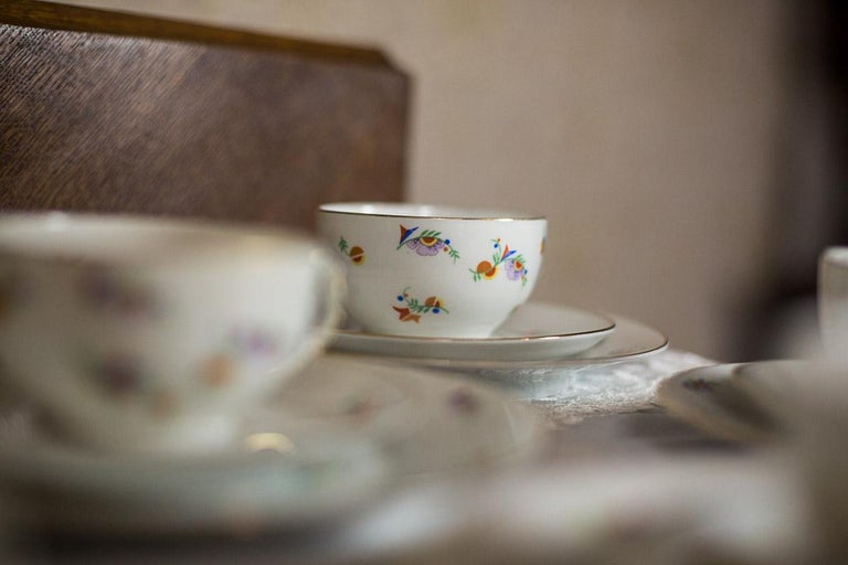 Thomas Bavaria Art Deco Porcelain Service for 12 People, Circa 1908 ...