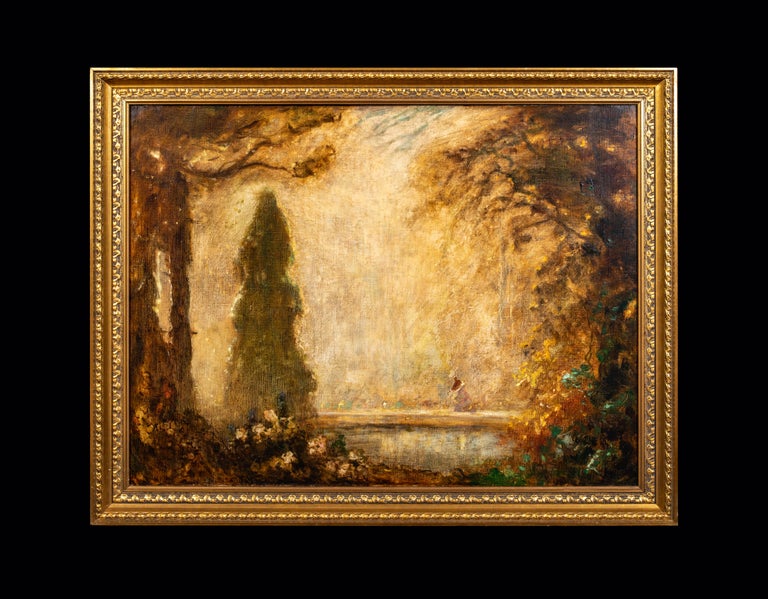 Thomas Edwin Mostyn - An Enchanted Garden At Sunset, 19th Century by Thomas Edwin MOSTYN (1864 ...