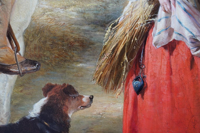 Thomas Falcon Marshall - Harvest Time - British Victorian exhibited art ...