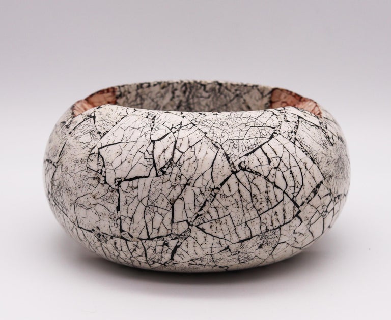 Thomas Gentille 1970 Crackled Egg Shells Pendant Bangle Bracelet in ...