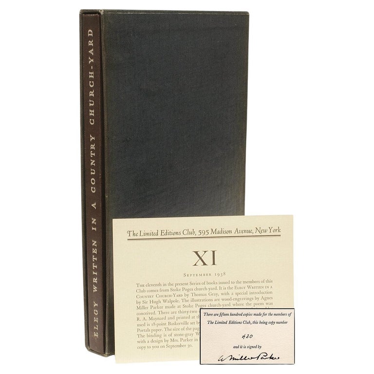 Thomas GRAY, Elegy Written In A Country Church-Yard, Limited Editions ...