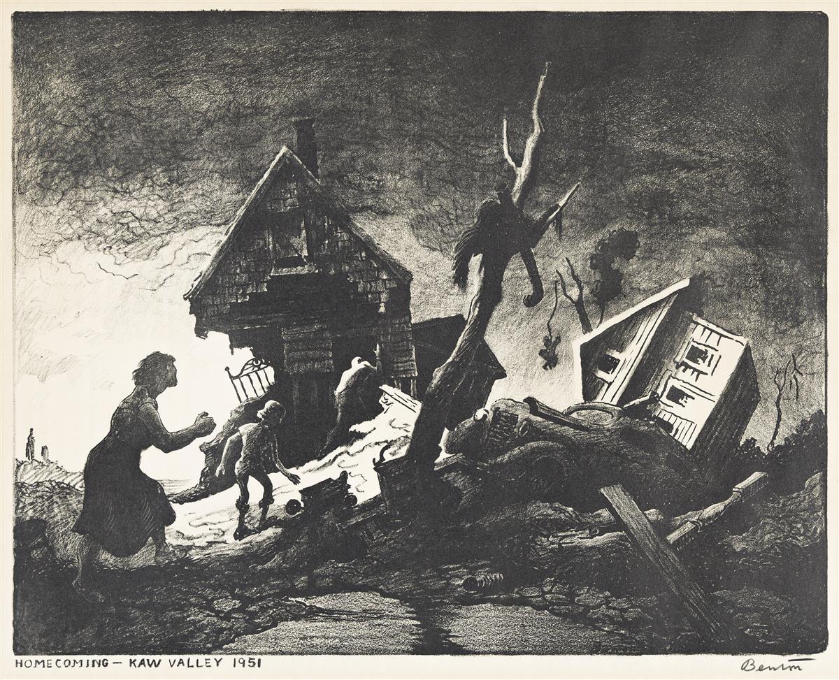 Thomas Hart Benton - lithograph For Sale at 1stDibs