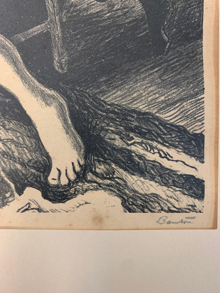 Thomas Hart Benton - Music Lesson, American Realism Original Lithograph ...