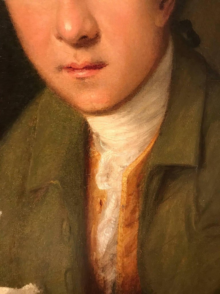 Thomas Hickey - Oil Painting Portrait of the oboist John Parke (1745 ...