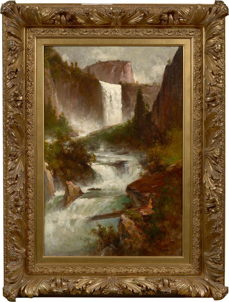 Thomas Hill - Vernal Fall, Yosemite Valley – Summer For Sale at 1stDibs