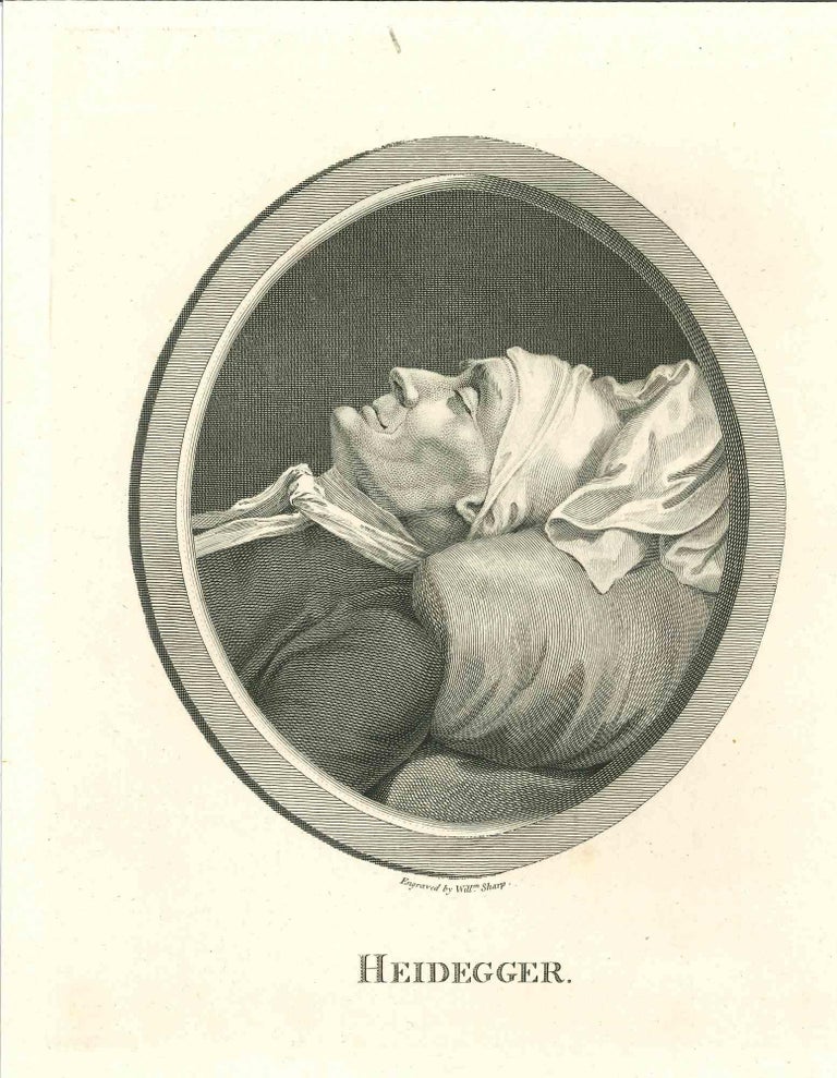 Thomas Holloway - Portrait of Heidegger - Original Etching by Thomas ...