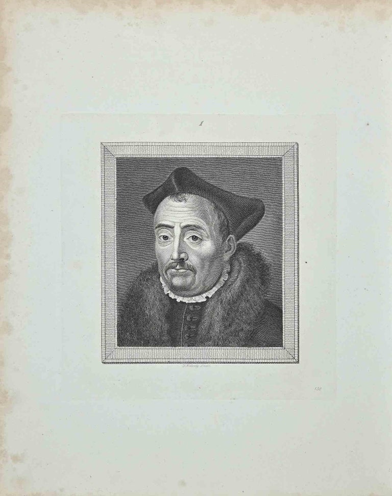 Thomas Holloway - Portrait of Man - Original Etching by Thomas Holloway ...