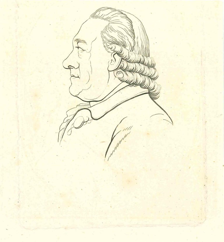 Thomas Holloway - Portrait - Original Etching by Thomas Holloway - 1810 ...