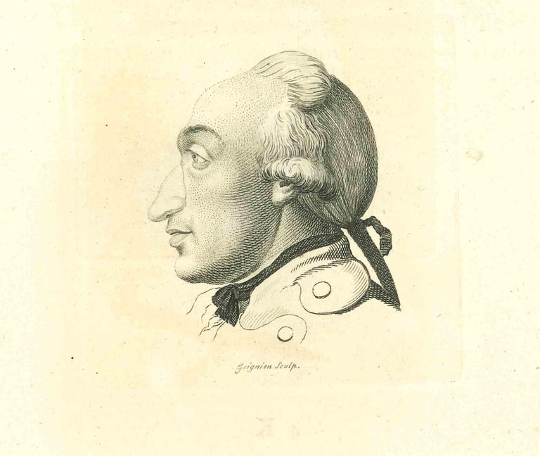 Thomas Holloway - Profile After Grignion - Original Etching by Thomas ...
