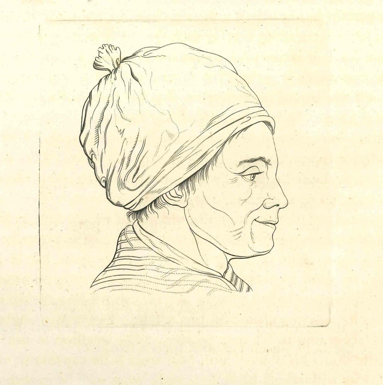 Thomas Holloway - The Profile - Original Etching by Thomas Holloway ...