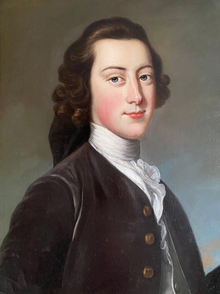 Thomas Hudson - English 18th century portrait of Walter Edwards Freeman ...