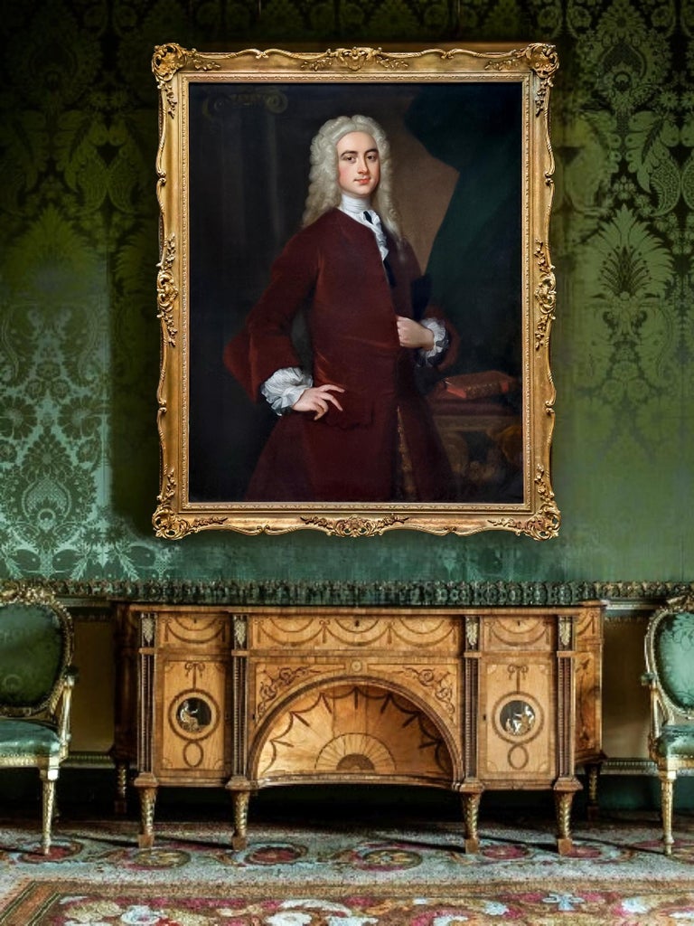 Portrait of a Gentleman, Townsend Andrews c.1725; Thomas Hudson, Oil on ...