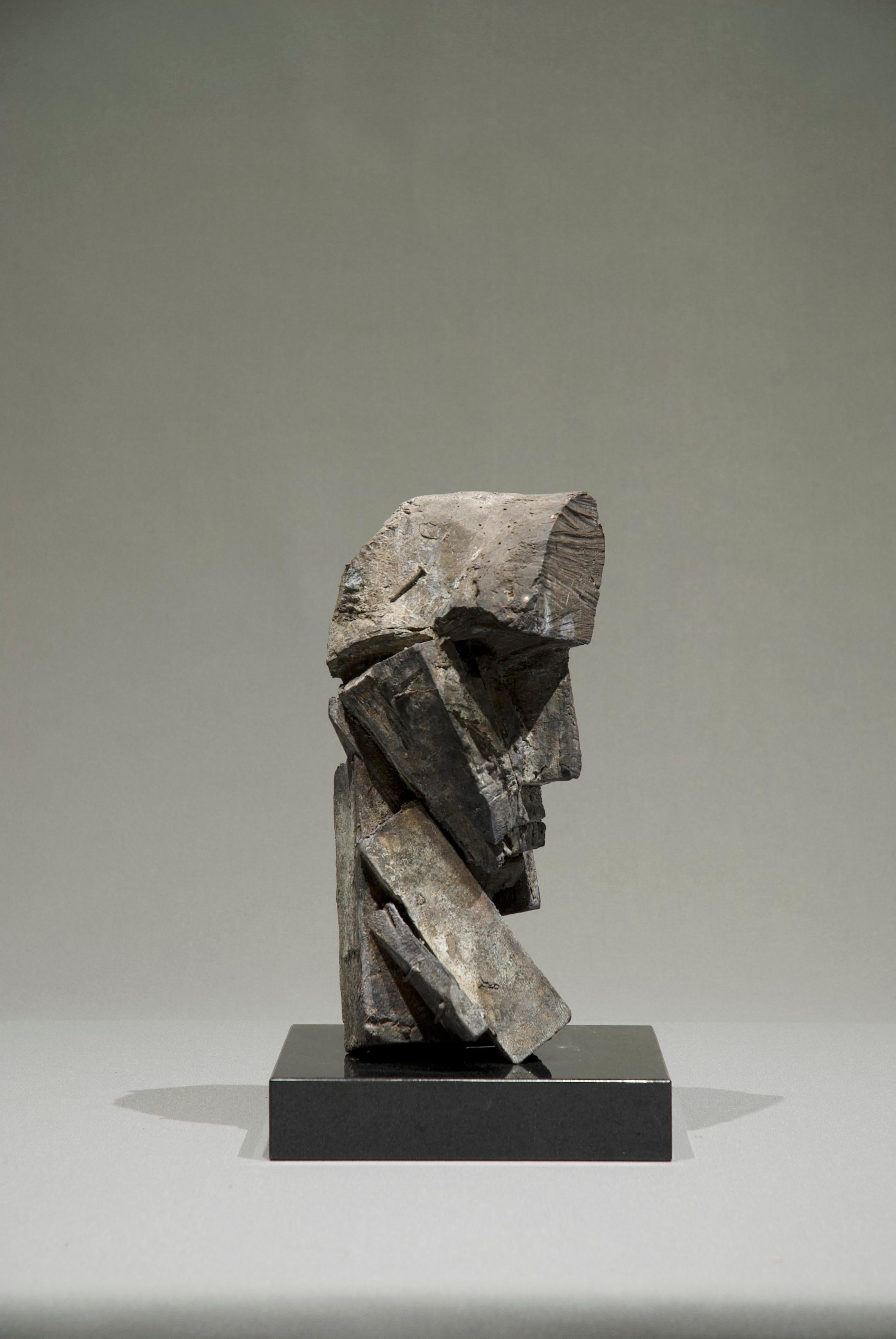 Thomas Junghans - Platonic Dialogue I - Bronze Sculpture Abstract Head ...