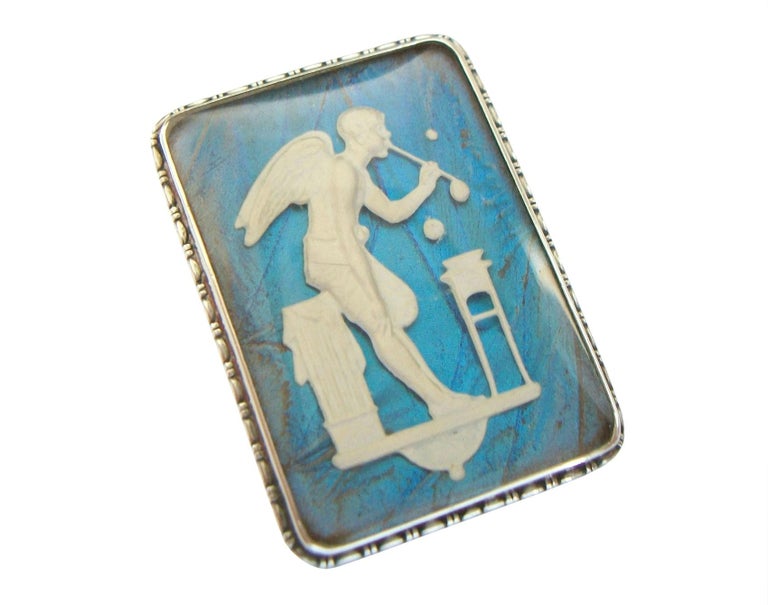 Thomas L. Mott Co., Art Deco Morpho Butterfly Wing Brooch, U.K ,circa ...