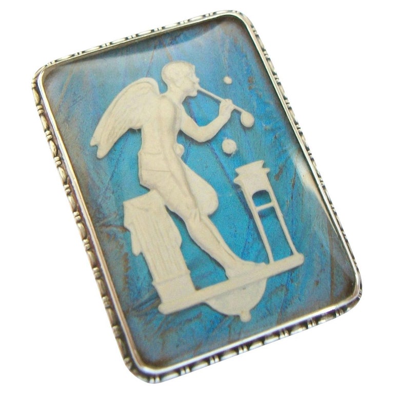 Thomas L. Mott Co., Art Deco Morpho Butterfly Wing Brooch, U.K ,circa ...