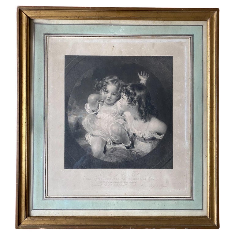 THOMAS LAWRENCE "The Calmady Childrens" Engraving 19th Century For Sale ...