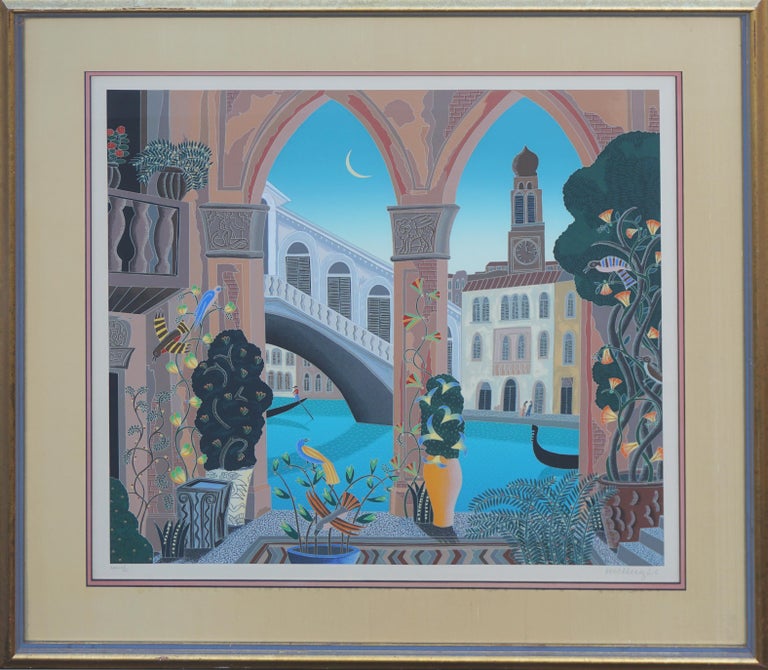 Thomas McKnight - Rialto, Venice Limited Edition Serigraph For Sale at ...