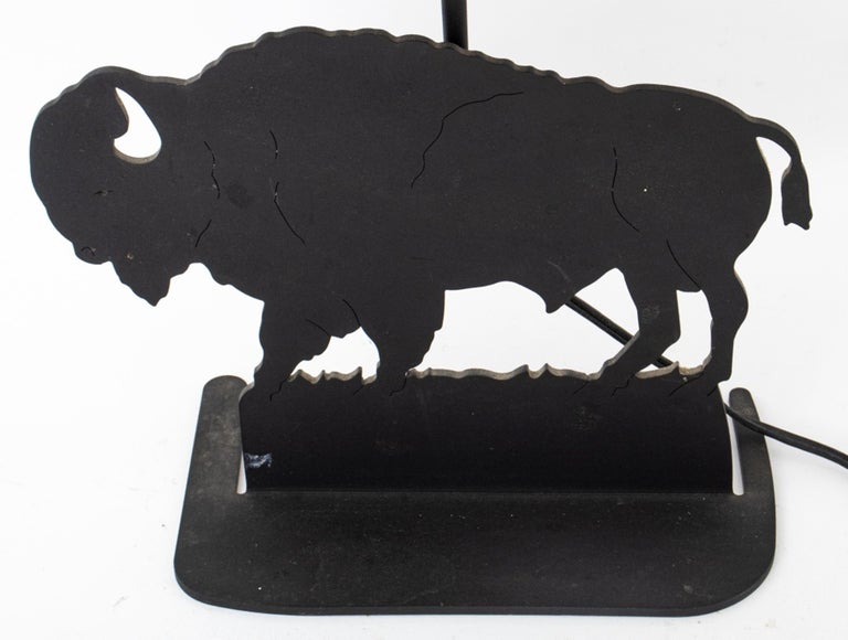 Thomas Molesworth Style Buffalo Lamp For Sale at 1stDibs